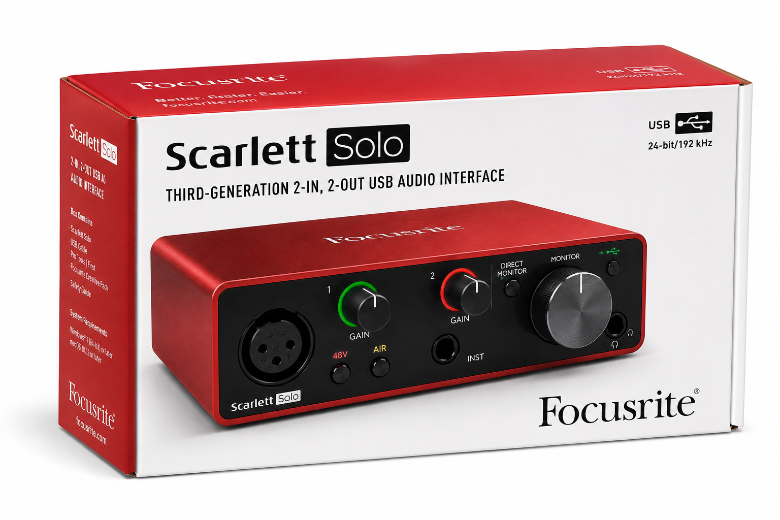 2026 Quality Scarlett Solo Sound Card For Music Production