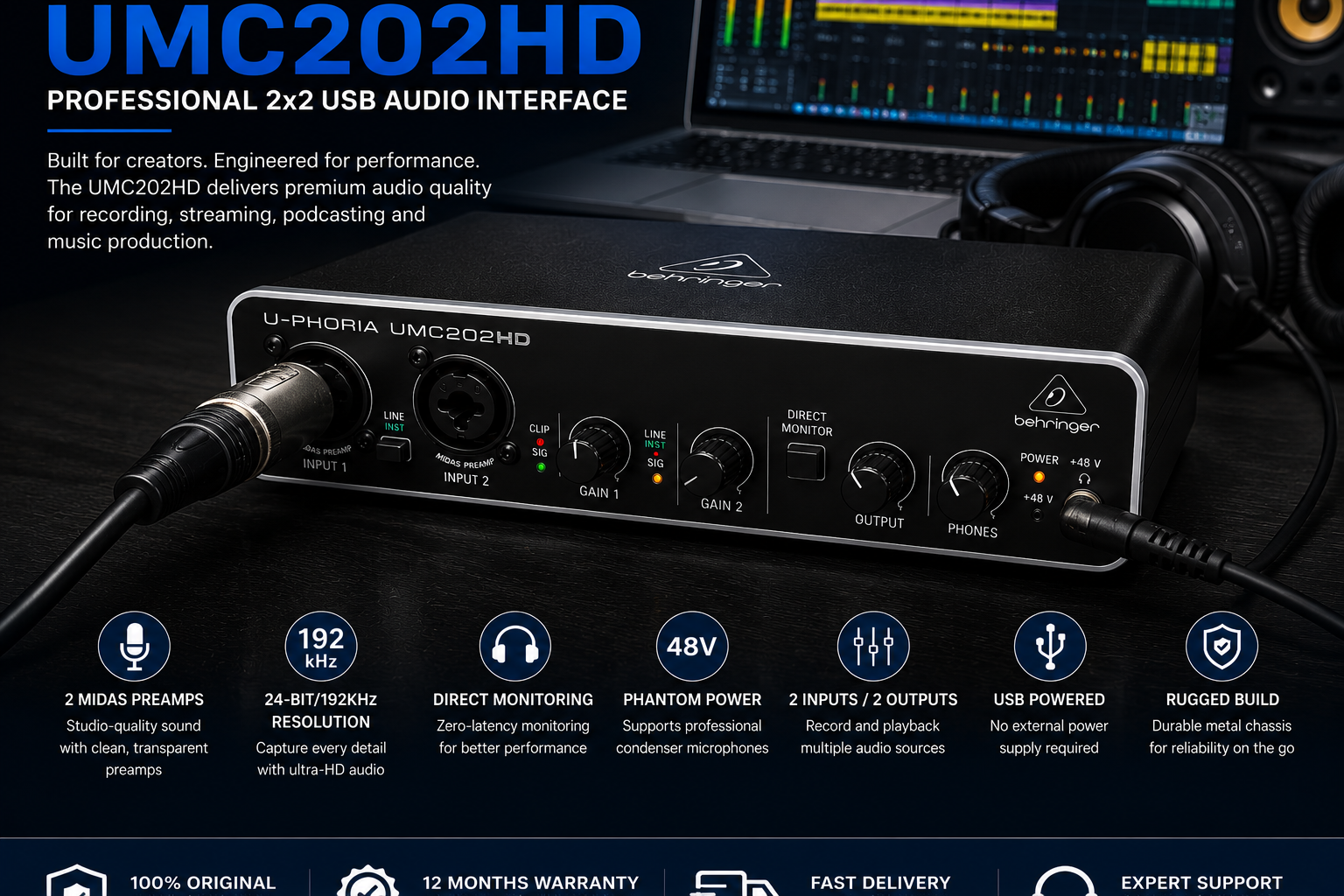 7 Reasons Why The Behringer UMC202HD Is A Smart Investment